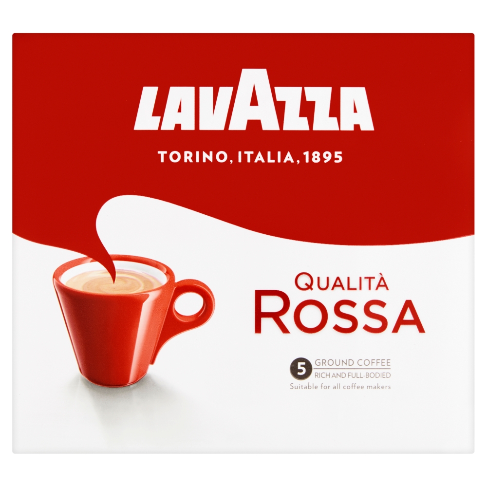 Lavazza Rossa Ground Coffee 10 x 2pk x 500g | Bubbles Wholesale